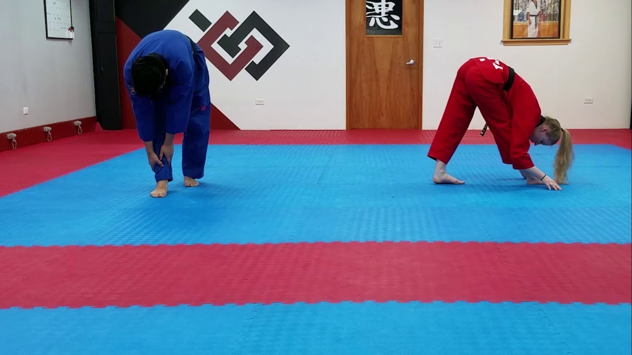 Taekwondo Stretching Routine for Hamstrings. Stretch, Hammer, Front ...