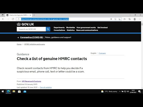 How to Check If Contact from HMRC is Genuine - YouTube