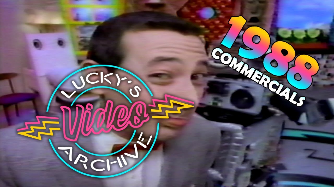 1988 CBS Commercials Christmas at Pee Wee's Playhouse Lucky's Video ...