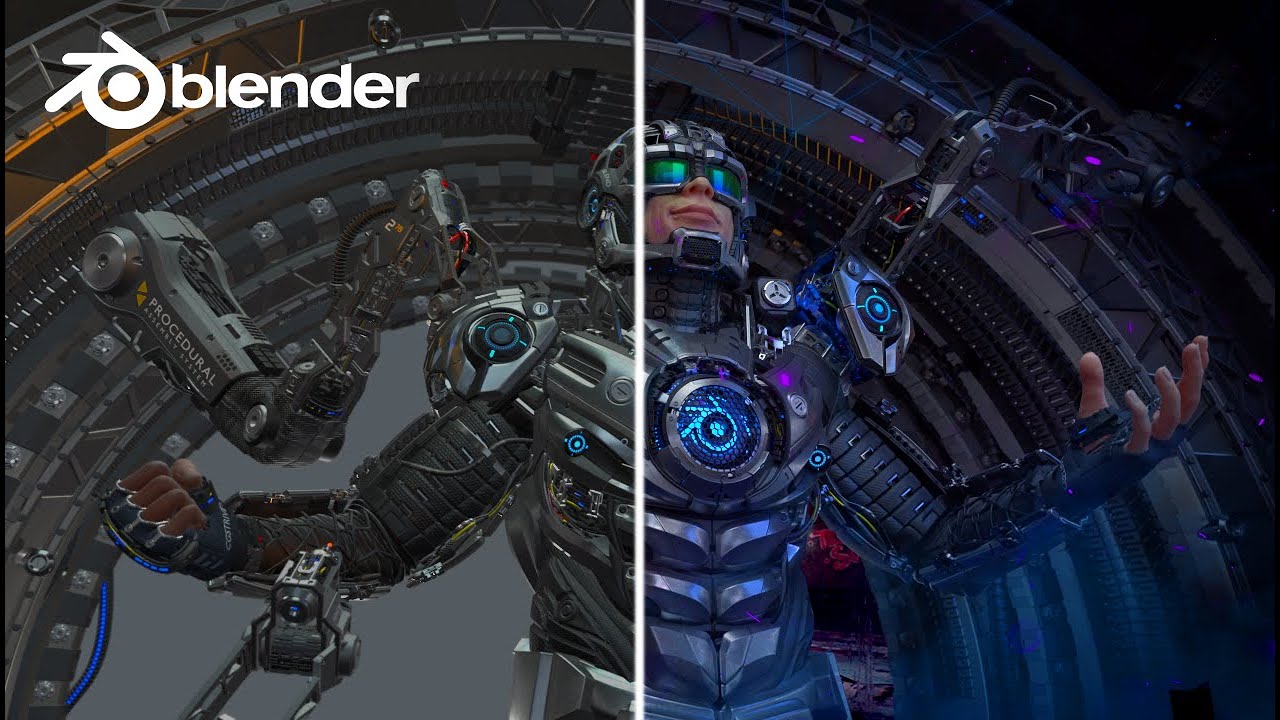 Интересный движок для Blender K-cycles / Interesting blender engine K ...