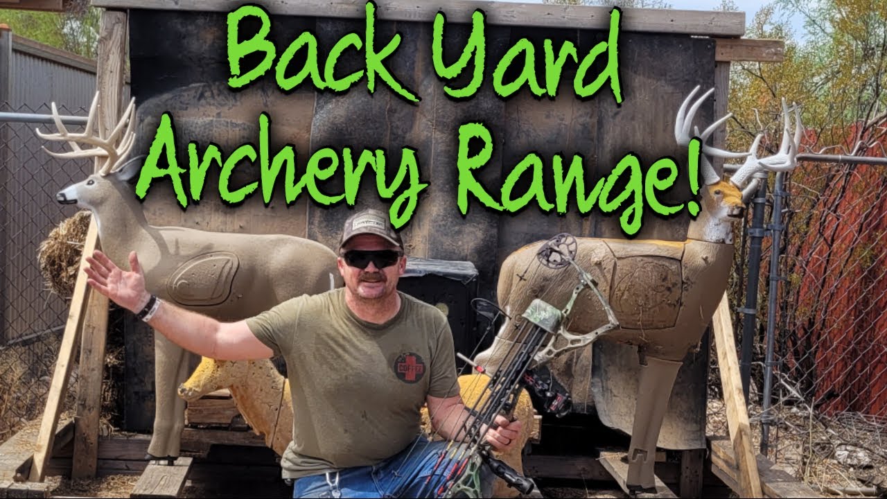 How to build a backyard archery backstop! - YouTube