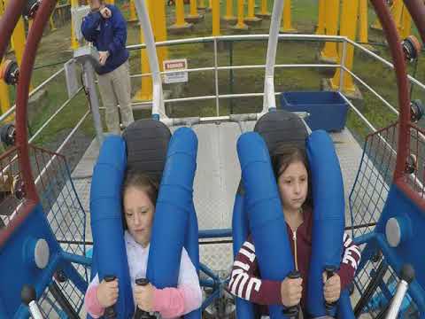 Six flags New England Nightwing - YouTube