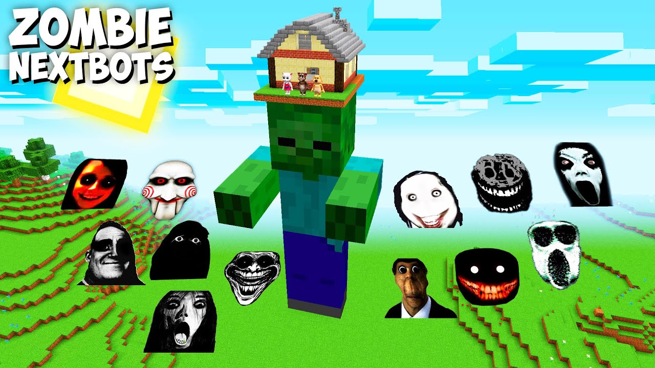 SURVIVAL ZOMBIE BASE with JEFF THE KILLER and BLACK SMILE AND 100 ...