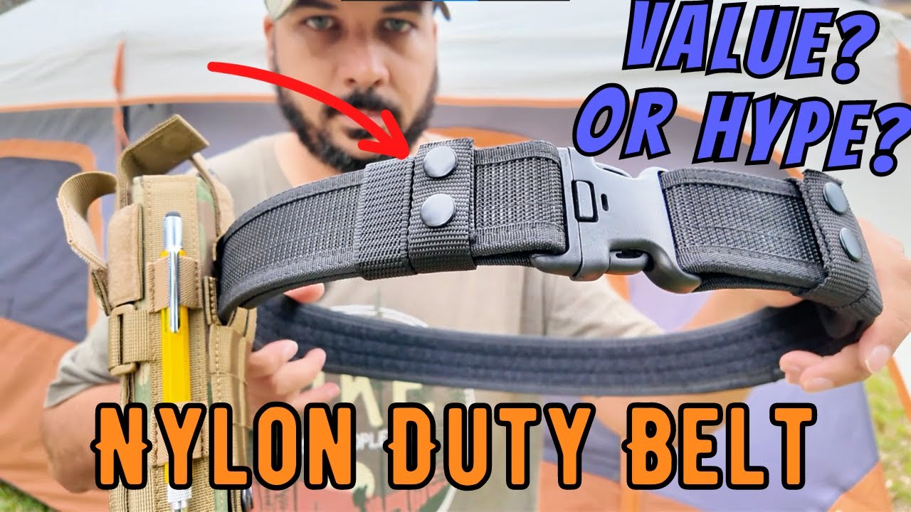 Nylon Tactical Duty Belt Review: Essential Gear for Law Enforcement and ...