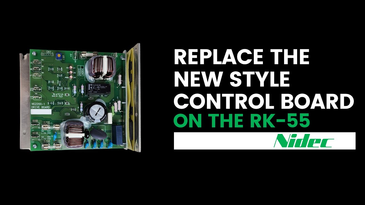 EUR - Replacing the New Style Control Board on the RK-55 - YouTube