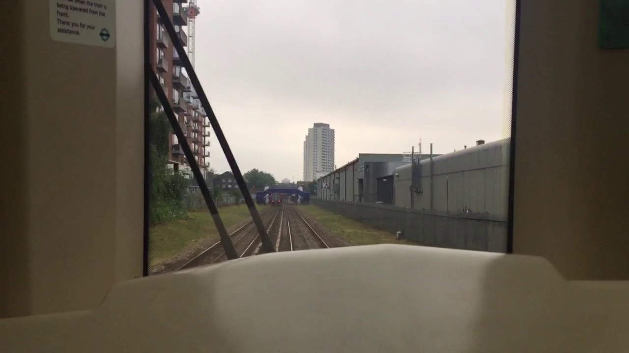 London DLR B90 66 Rear Ride from Devon’s Road to Langdon Park - YouTube