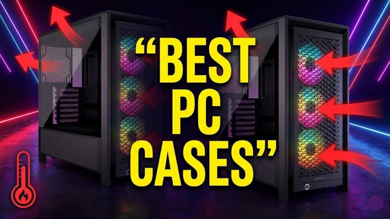 Top 5 Best PC Cases for Gaming & High Airflow - YouTube
