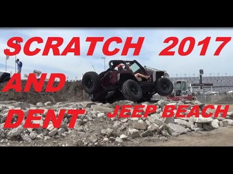 2017 JEEP BEACH SCRATCH AND DENT COMPILATION OBSTACLE COURSE FAIL - YouTube
