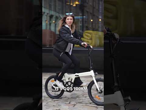100km range folding electric bike (link in description) #electroheads