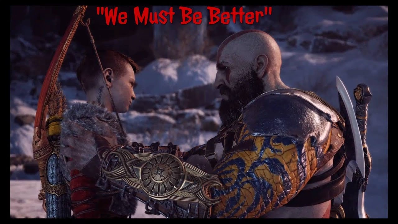 God of War (2018) "We must be better" Scene *Spoiler* - YouTube