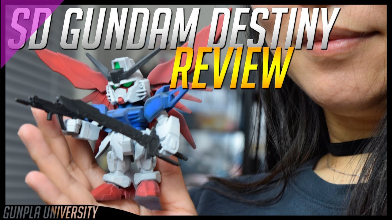 SD EX-Standard Destiny Gundam Review - YouTube