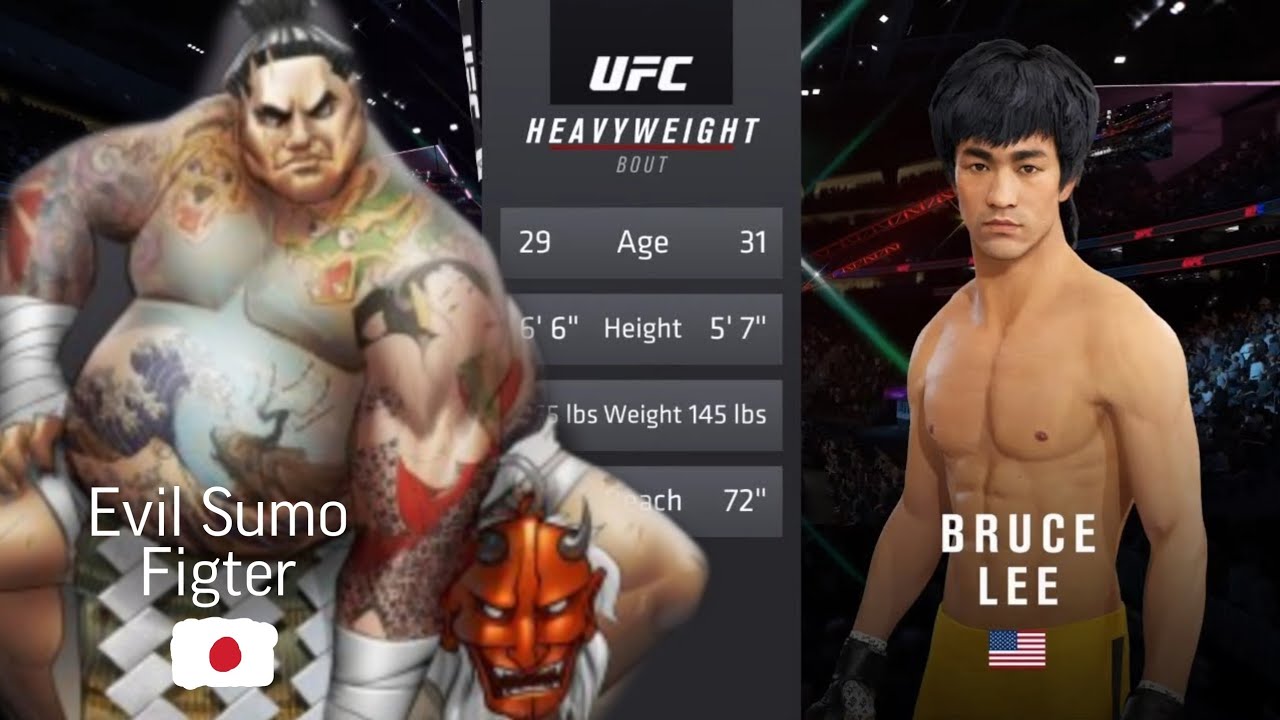 UFC4 | Bruce Lee vs Evil Sumo Figter (EA Sports UFC 4) - YouTube