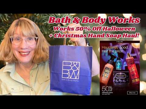 Bath & Body Works 50% Off Halloween + Christmas Hand Soap Haul!