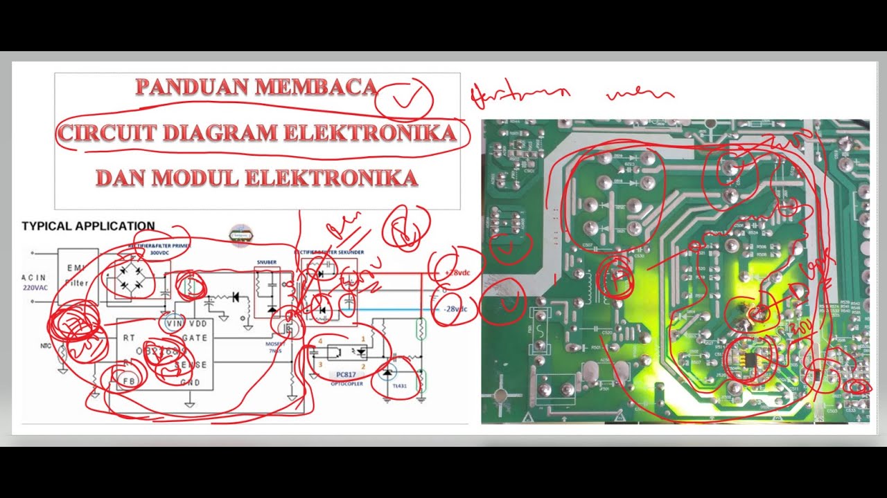PANDUAN CARA MEMBACA CIRCUIT DIAGRAM ELEKTRONIKA DAN MODUL ELEKTRONIKA ...