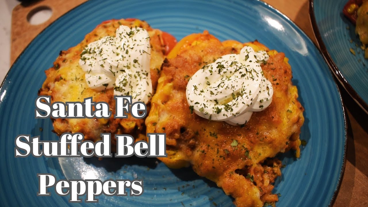 VLOGMAS DAY 24 | SANTA FE STUFFED BELL PEPPERS - YouTube