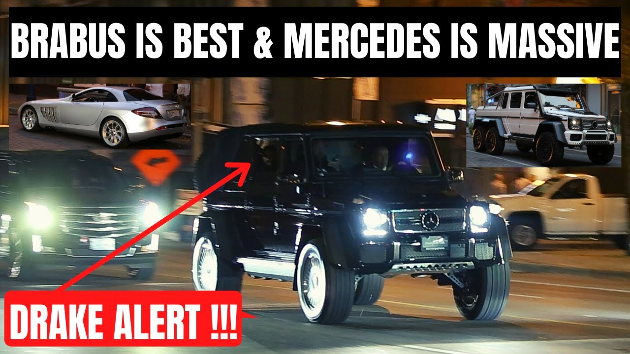 NEW DRAKE FOOTAGE IN MERCEDES IS MONUMENTAL & BRABUS IS BEST, 6X6'S ...