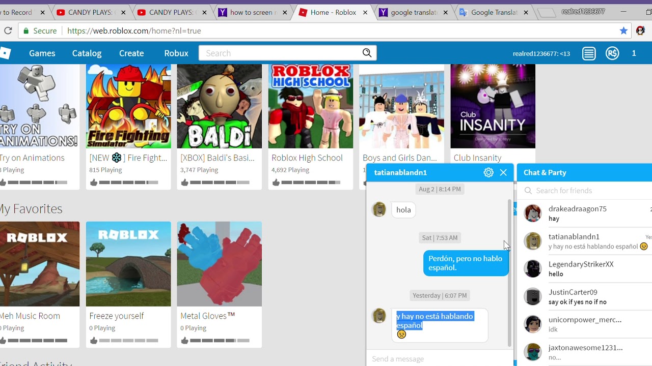 My Roblox acount - YouTube
