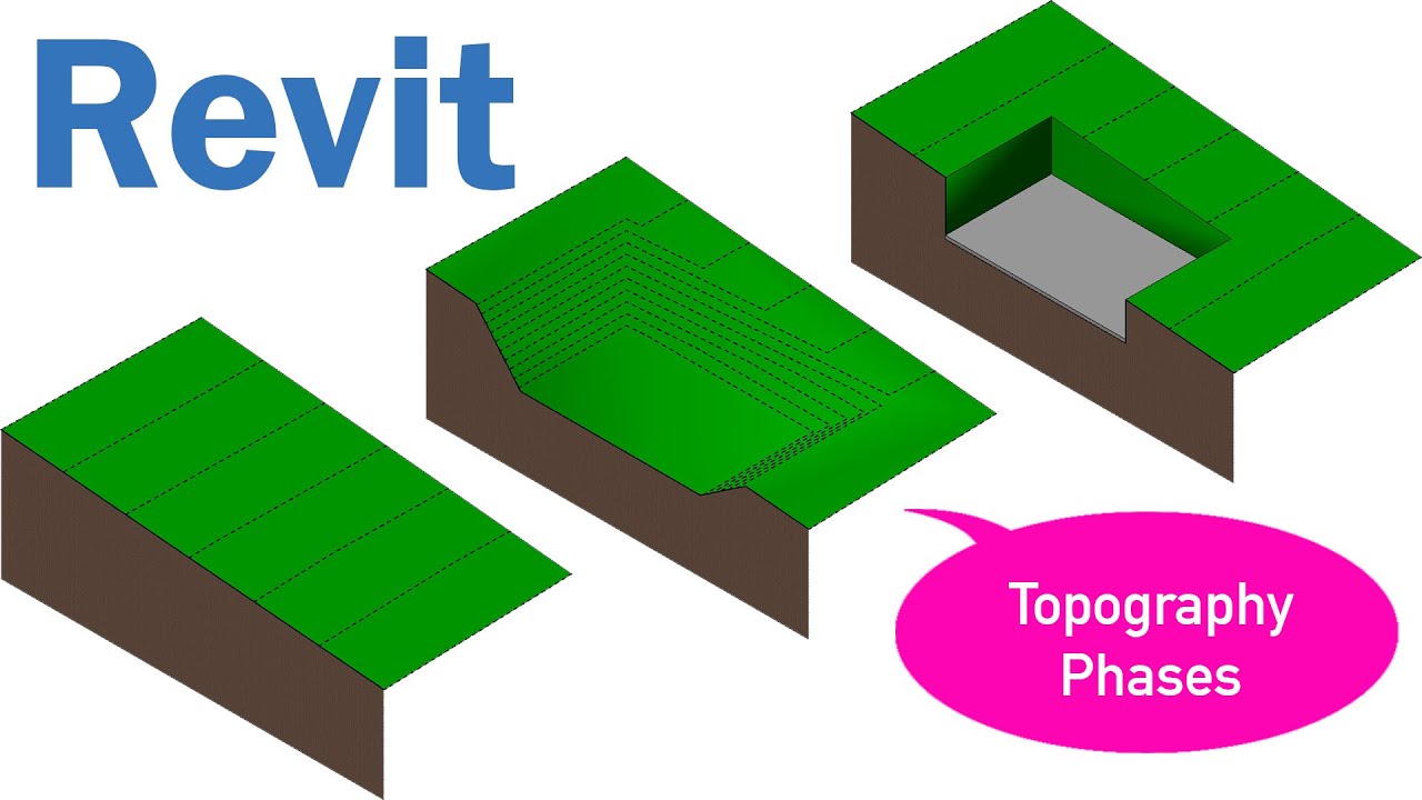 Revit Architecture - Topography Phases - YouTube