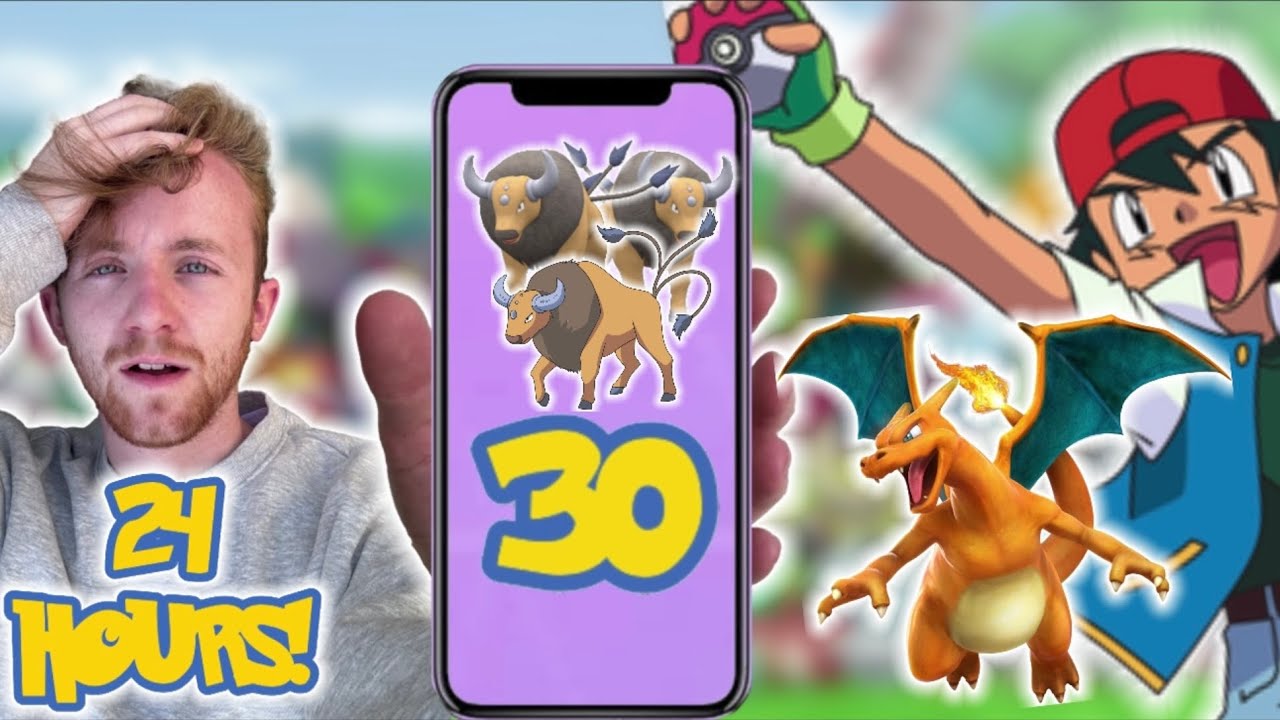 I was Ash in Pokemon Go for 24 hours! - YouTube