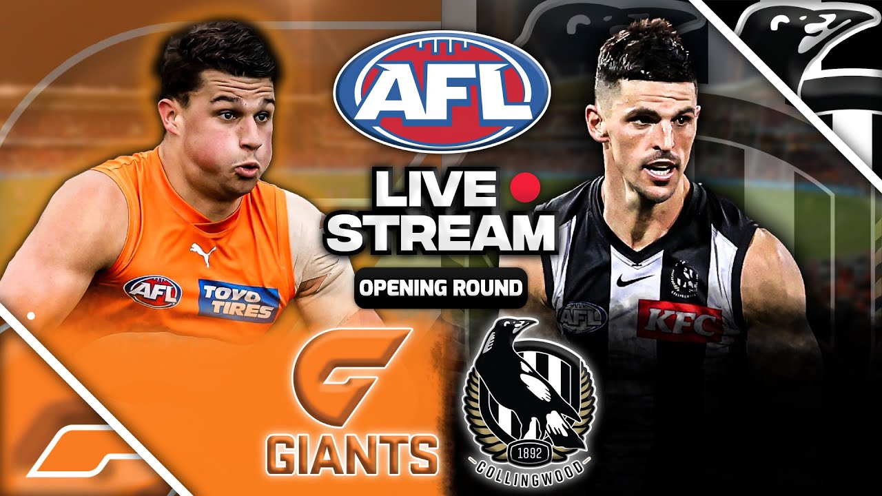 GWS Giants vs Collingwood | AFL Opening Round, 2025 Live Watch Along ...