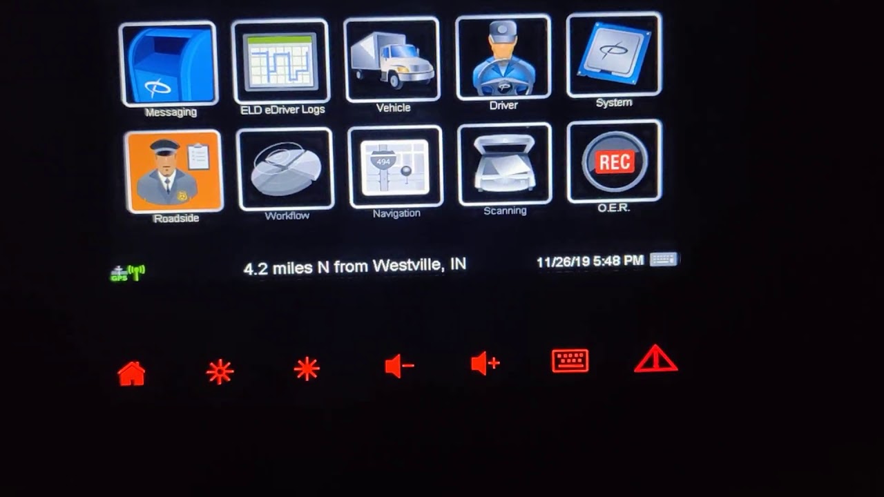 Post trip inspection. Peoplenet ELD - YouTube
