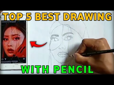 Top 5 Best Drawing Art With Pencil - YouTube