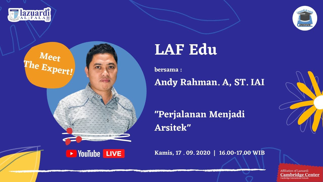 Meet the Expert: Andy Rahman, Perjalanan Menjadi Arsitek - YouTube