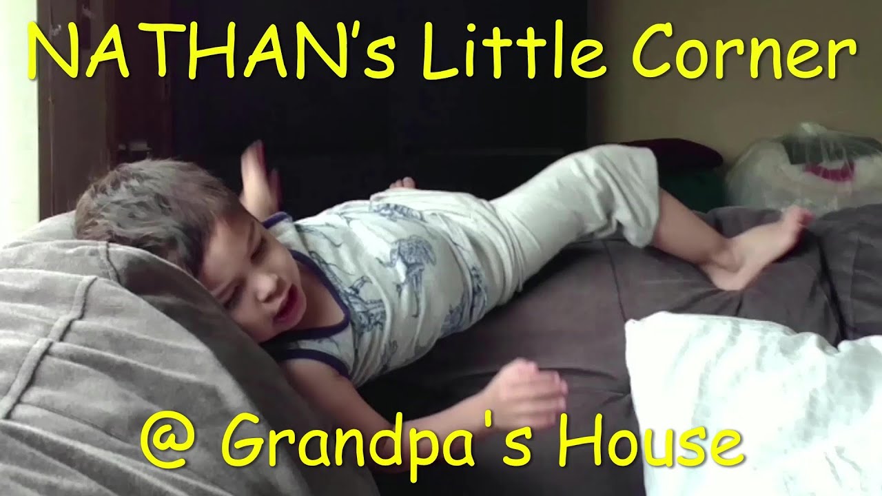 Little boy Nathan's little corner of the world - YouTube