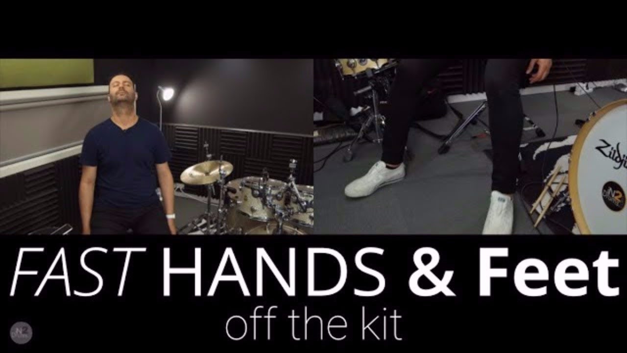 Faster Drumming - Hands and Feet workout - drum lesson - YouTube