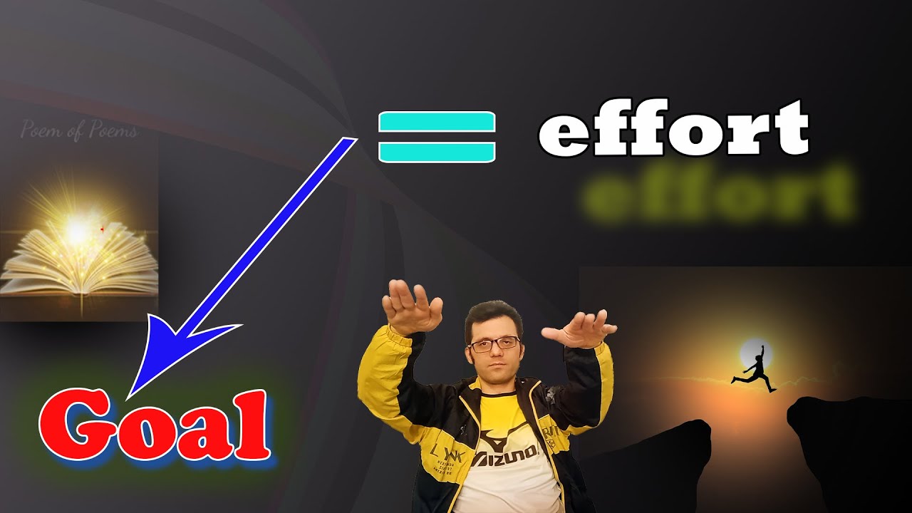 Effort and goal / Achieving a goal takes effort - YouTube