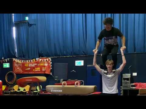 More random and creative stunts we tried. Shoulder stand, flips and ...