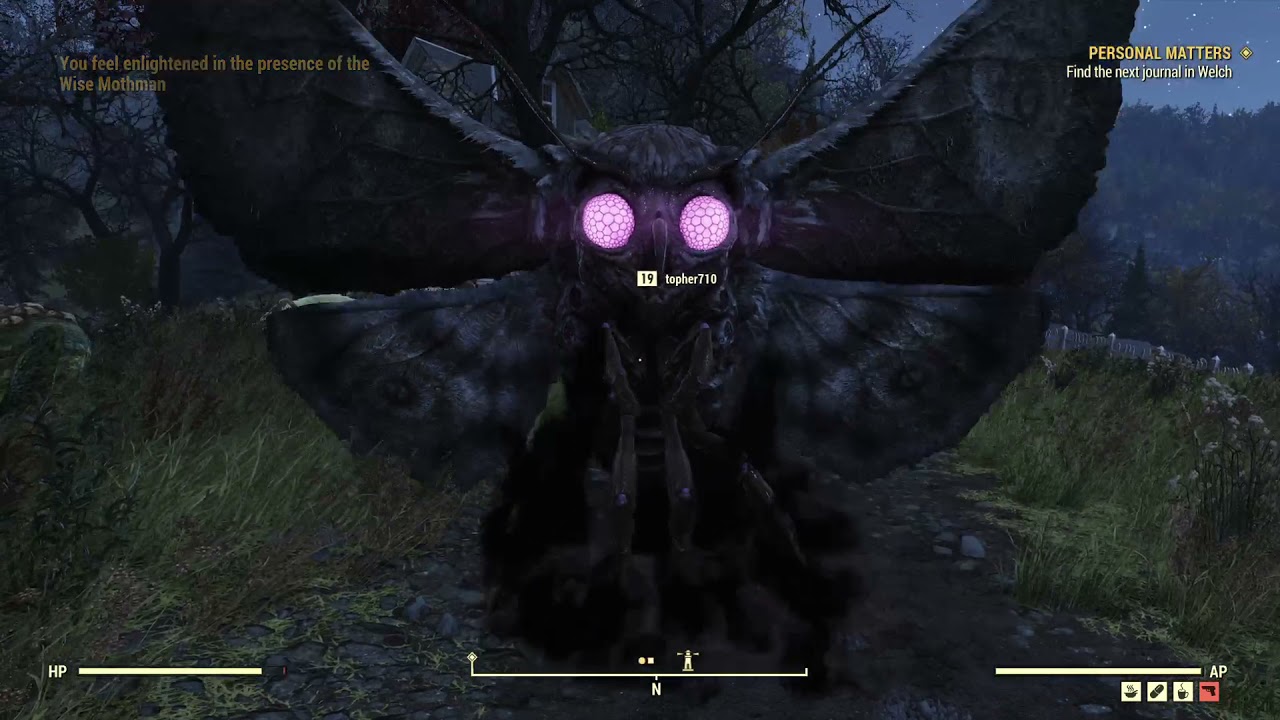 Fallout 76: The Wise Mothman - YouTube