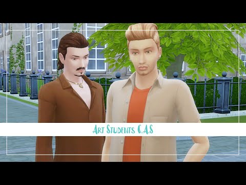 The Sims 4 | UBrite Art students | CC Free CAS - YouTube