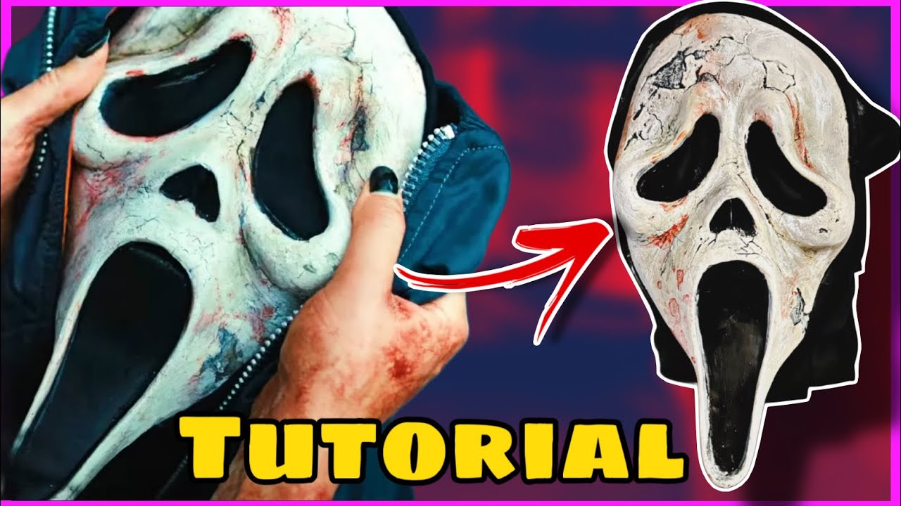 How to ReShape and Rehaul a Scream 6 Aged Mask!! - YouTube