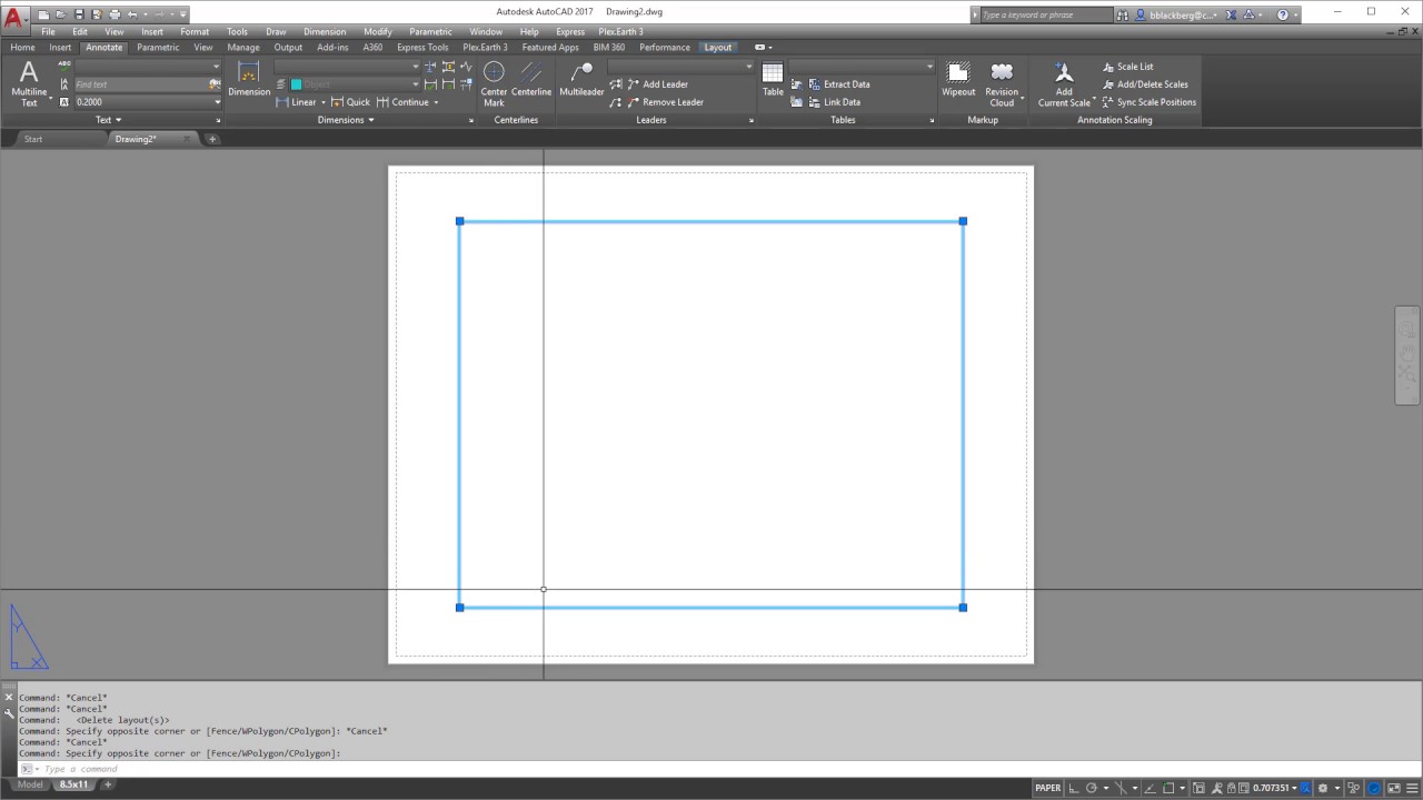 AutoCAD Creating a Simple Template ( Layers, Units, Etc...) - YouTube