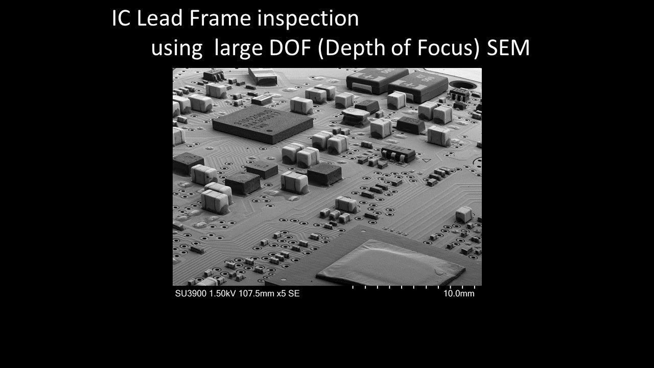 [Electronics] IC Lead Frame inspection using large DOF (Depth of Focus ...