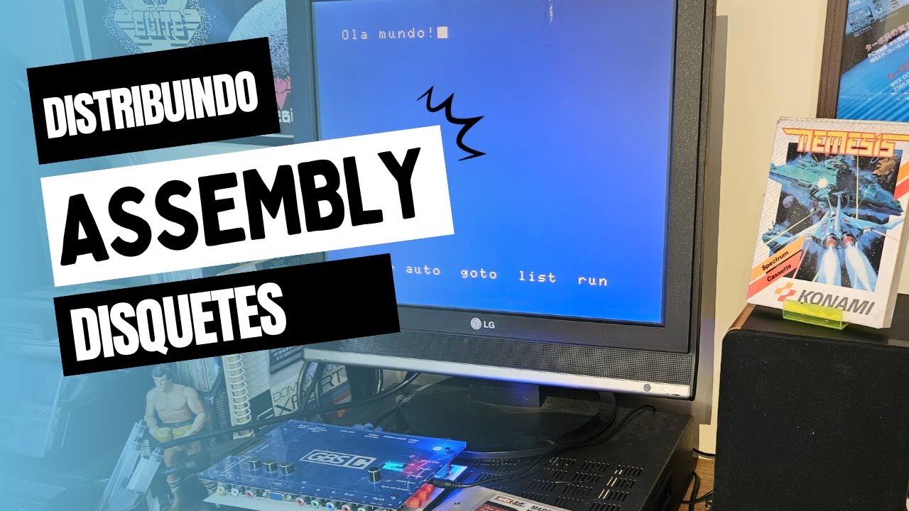 [ASM] Distribuindo código assembly em disquetes - YouTube