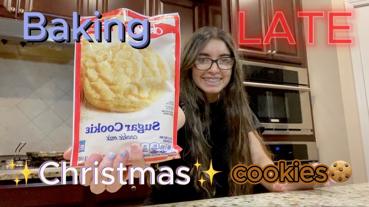 Baking *Late* Christmas Cookies!! - YouTube
