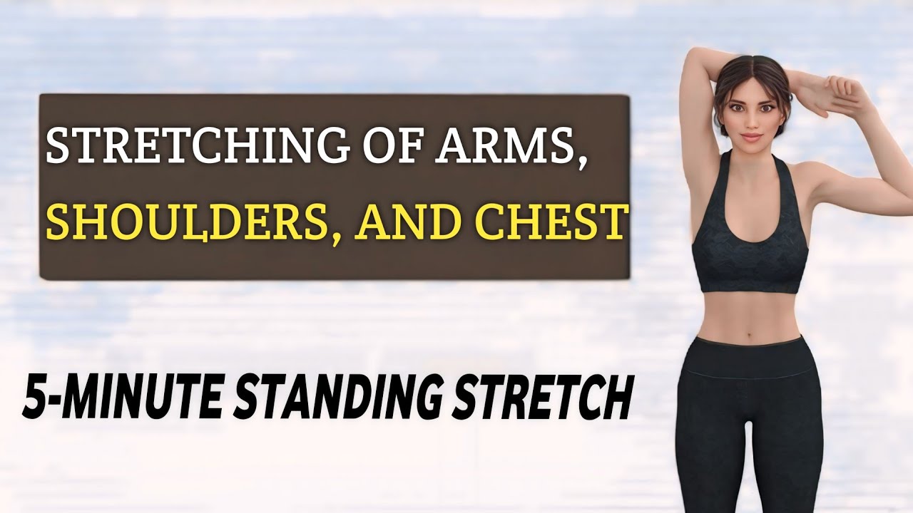 5-Min Easy Stretch for Arms, Shoulders & Chest | Fix Your Posture Fast ...