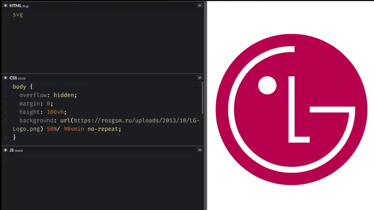 SVG LG logo - YouTube