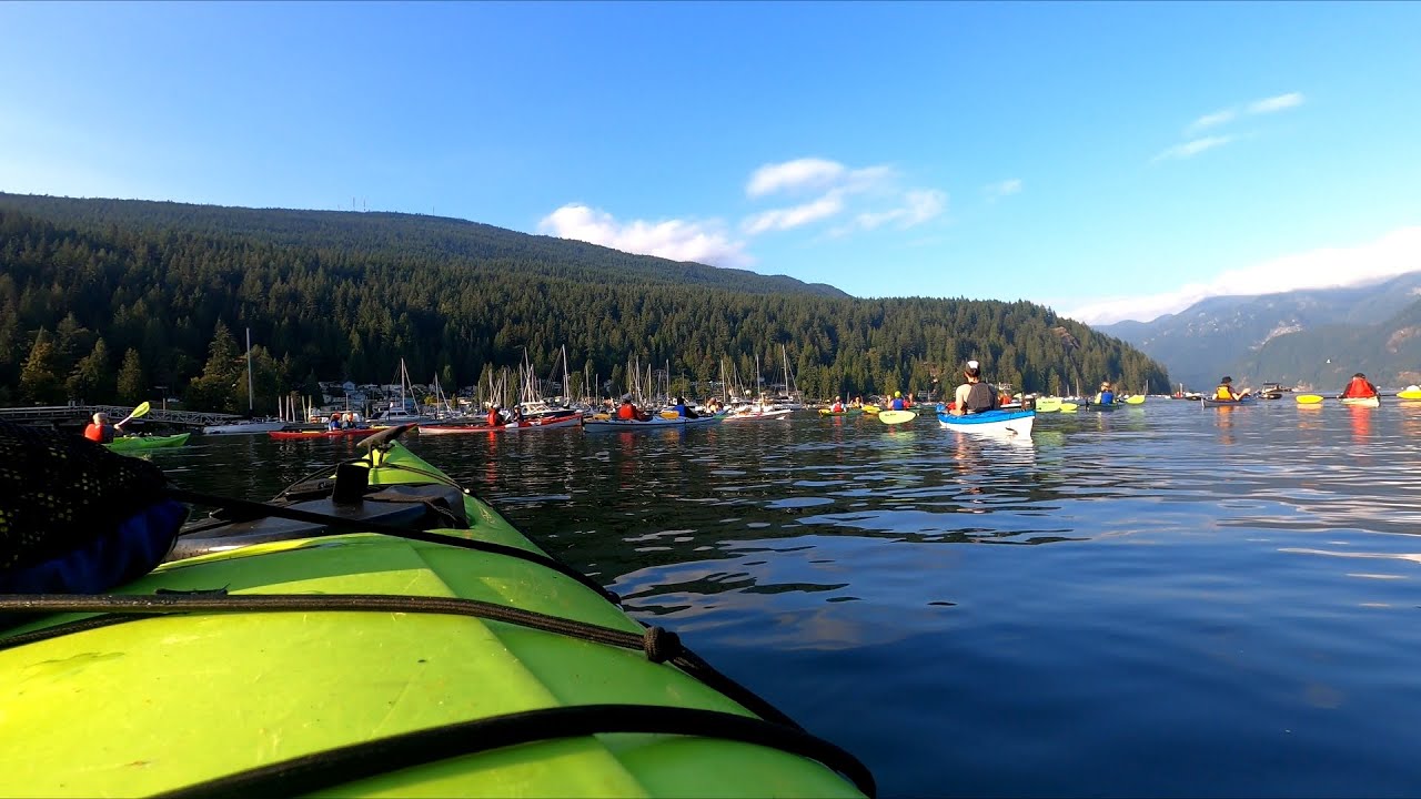 SlowTV Vancouver Kayaking | Evening Adventure North🌅 60-Minute Live ...