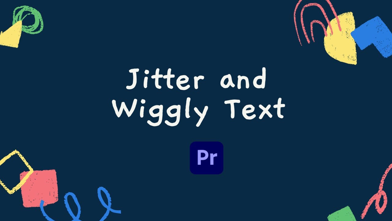 Adobe Premiere Pro Tutorial: Jitter and Wiggly Text Animation | #Shorts ...
