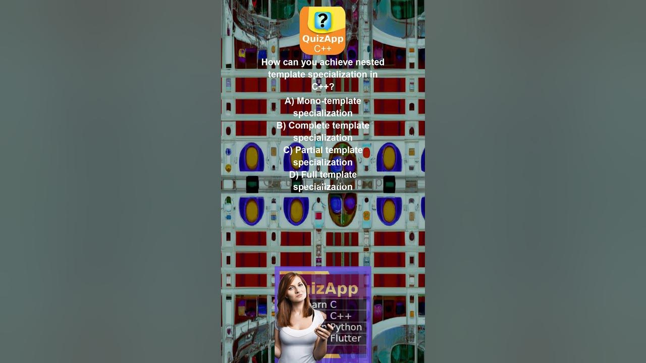 C How can you achieve nested template specialization in C - YouTube