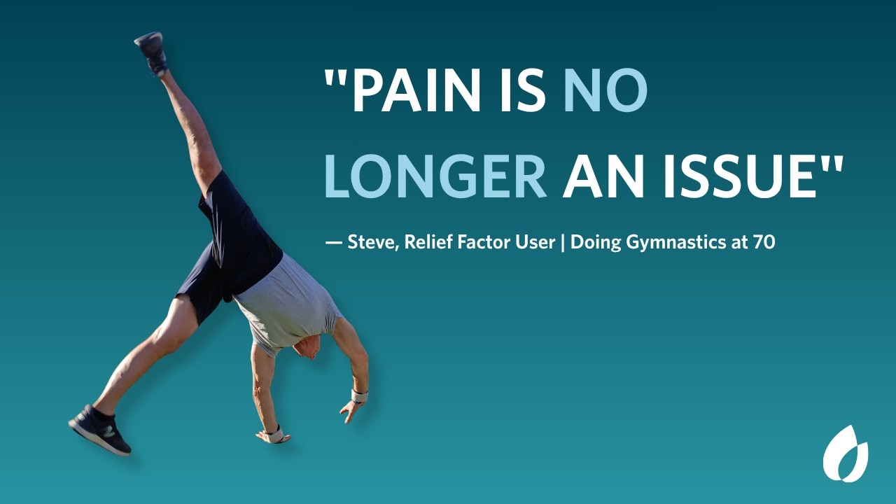 70 Years Old & Doing Gymnastics | Steve's Relief Factor Testimonial ...