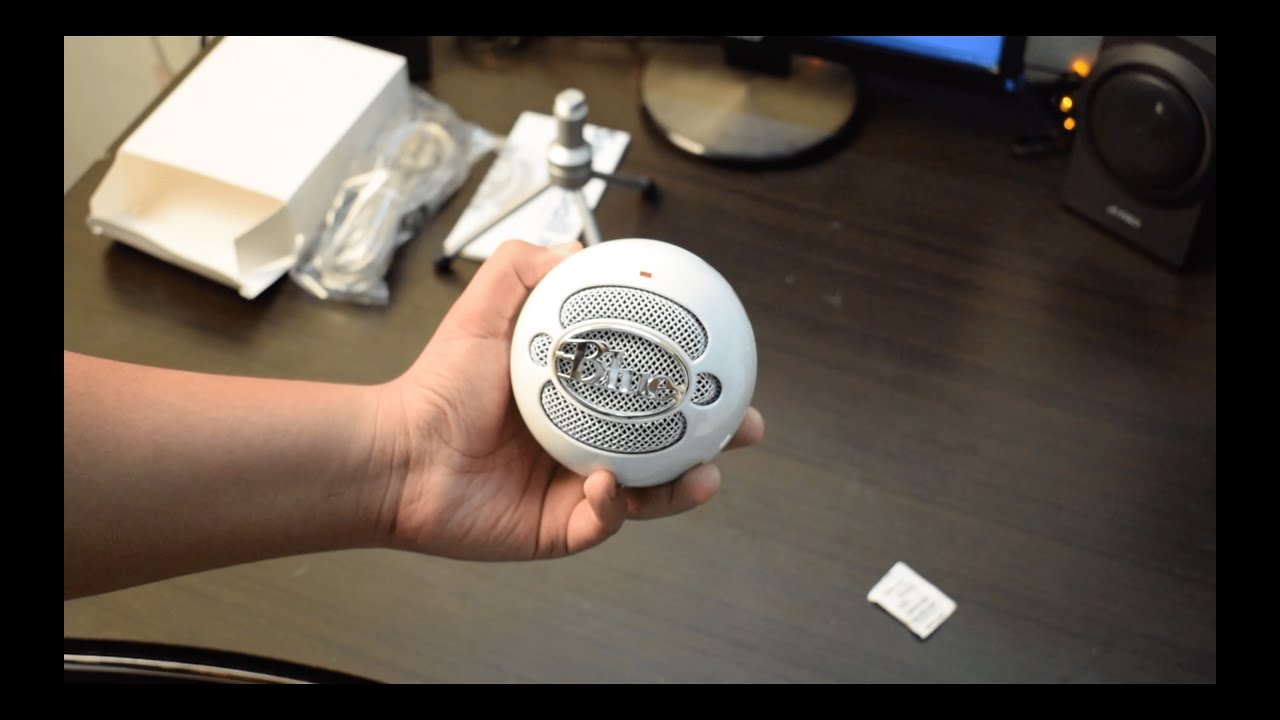 Blue Snowball iCE Mic Test and Unboxing - YouTube