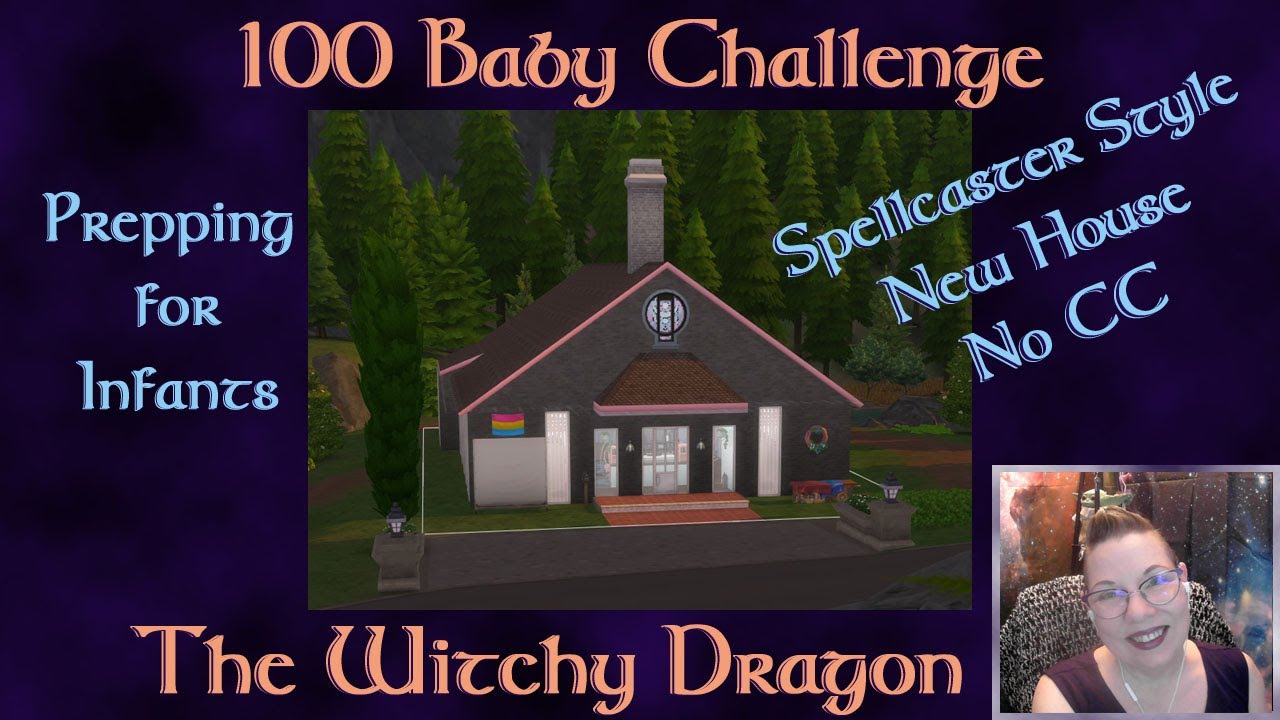Sims 4 - Building for 100 Baby Challenge, Spellcaster Style - YouTube
