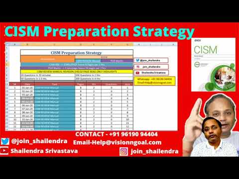 How To make CISM Preparation Strategy | ISACA Certification | Certified ...