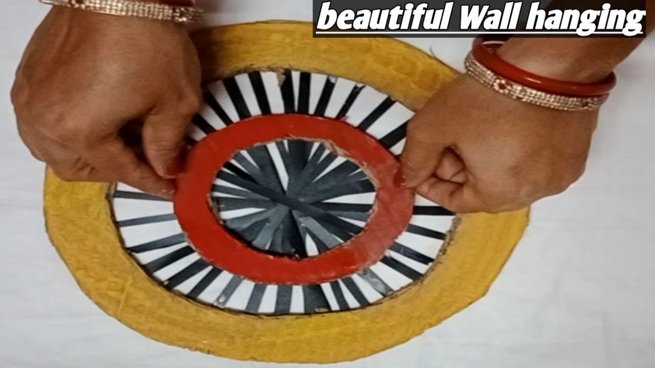 Easy and beautiful paper crafts Wall hanging ideas#Sniti& kriti crafts# ...