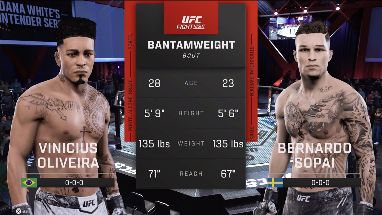 UFC Vegas 87: Oliveira vs Sopai (UFC 5 Simulation) - YouTube