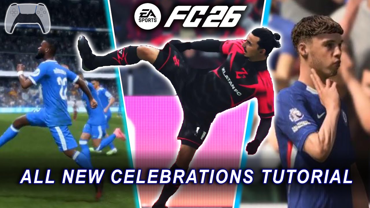 EA FC 26 | ALL New Celebrations Tutorial | Toxic, Funny & New Goal ...